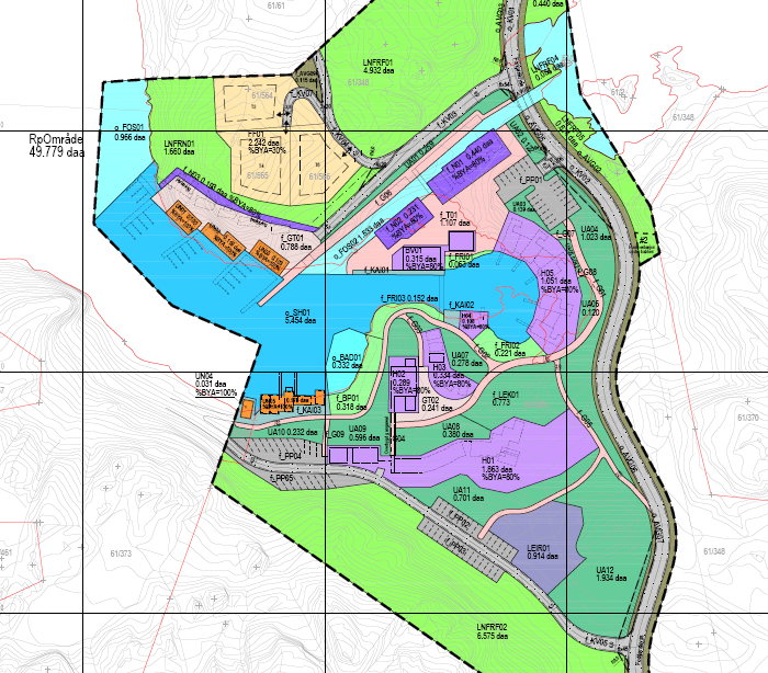 Port Steingardseid, Fitjar kommune | Ard arealplan