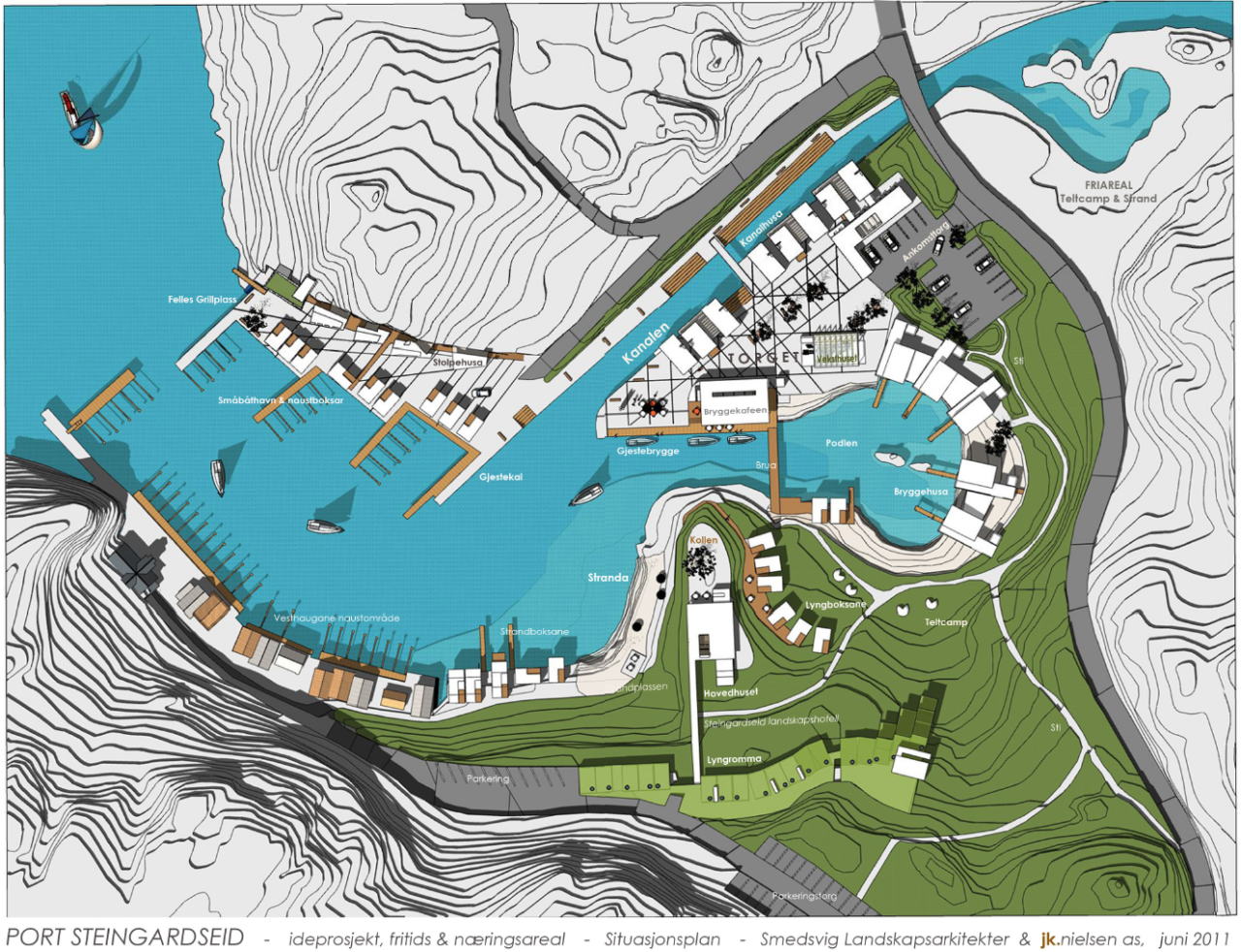 Port Steingardseid, Fitjar kommune | Ard arealplan